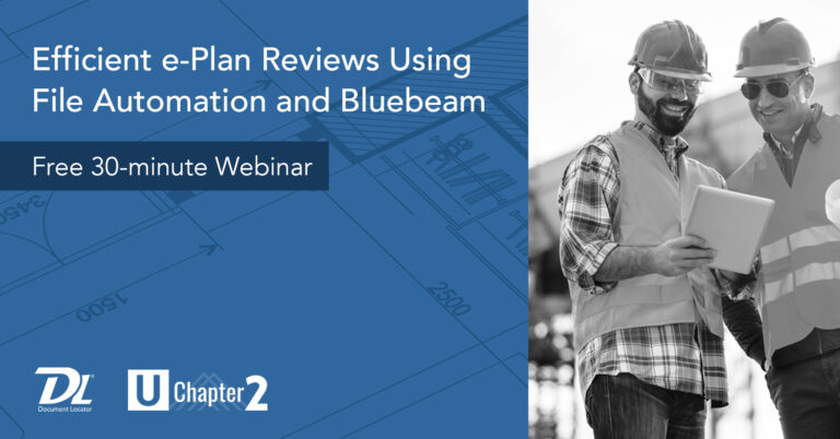 Webinar: Efficient ePlan Reviews Using File Automation and Bluebeam ...