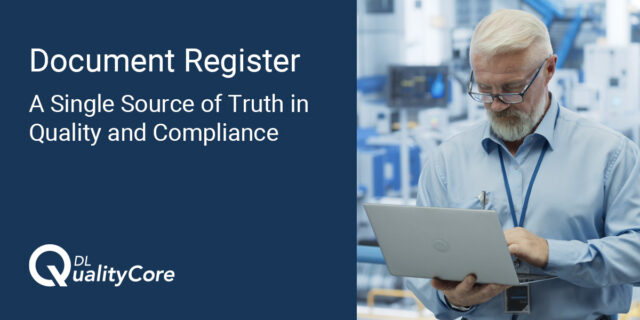 Document Register A Single Source Of Truth In Quality And Compliance